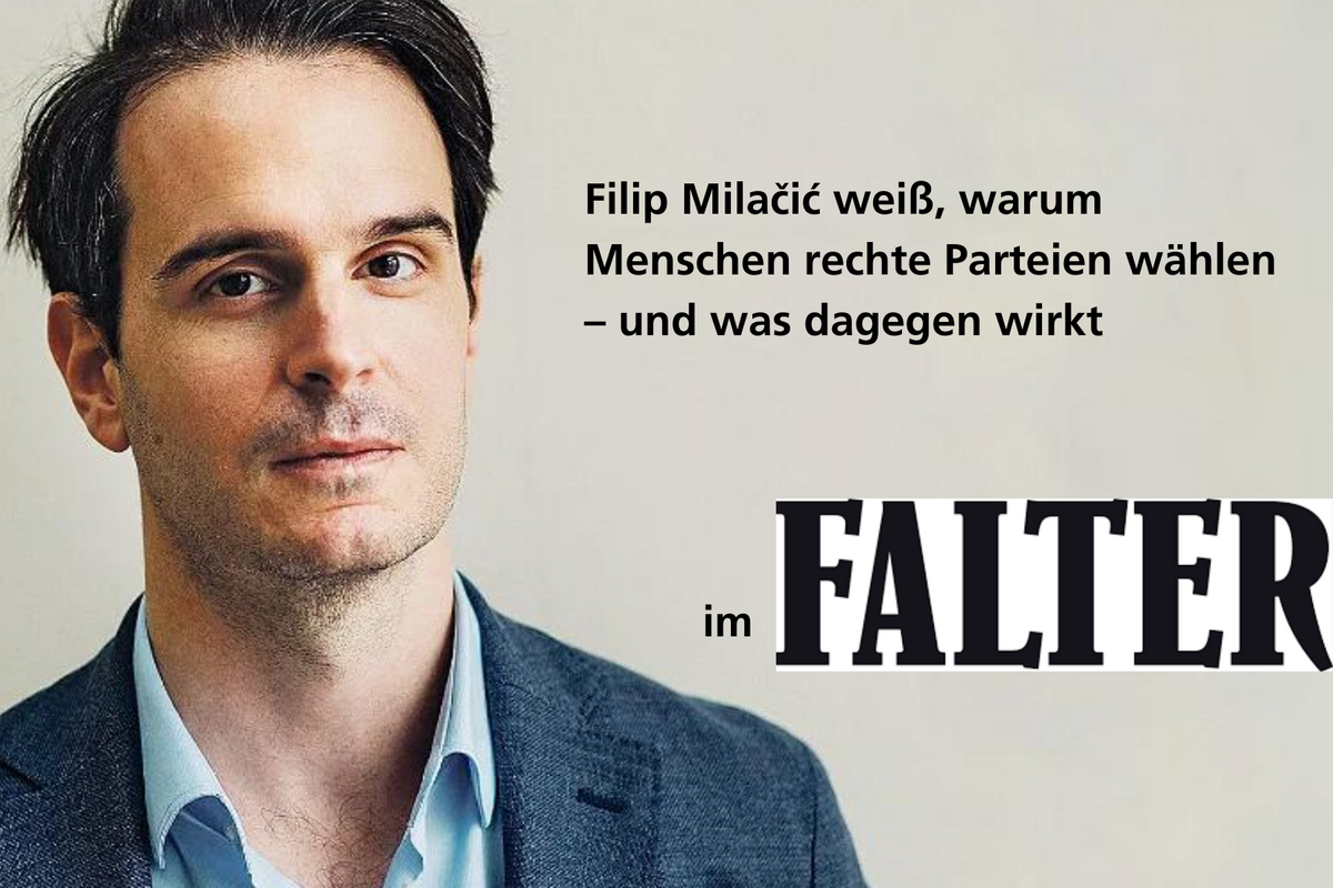Filip Milačić weiß, warum Menschen rechte Parteien wählen – und was ...